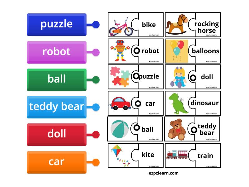 Toys - Labelled diagram