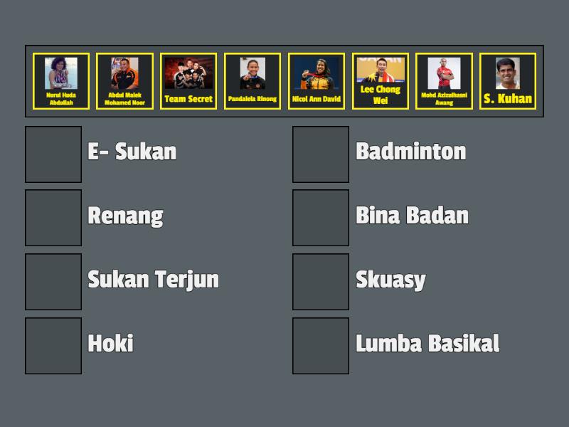 JAGUH SUKAN NEGARA - Match up