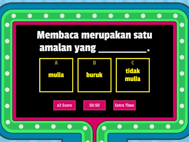 Kuiz Membaca Amalan Mulia Gameshow Quiz