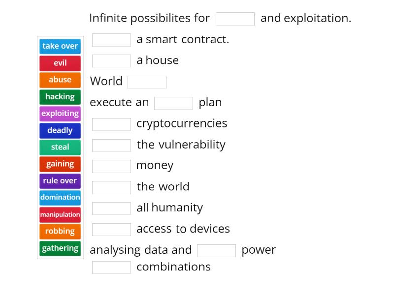 Chat GPT evil plans - Complete the sentence