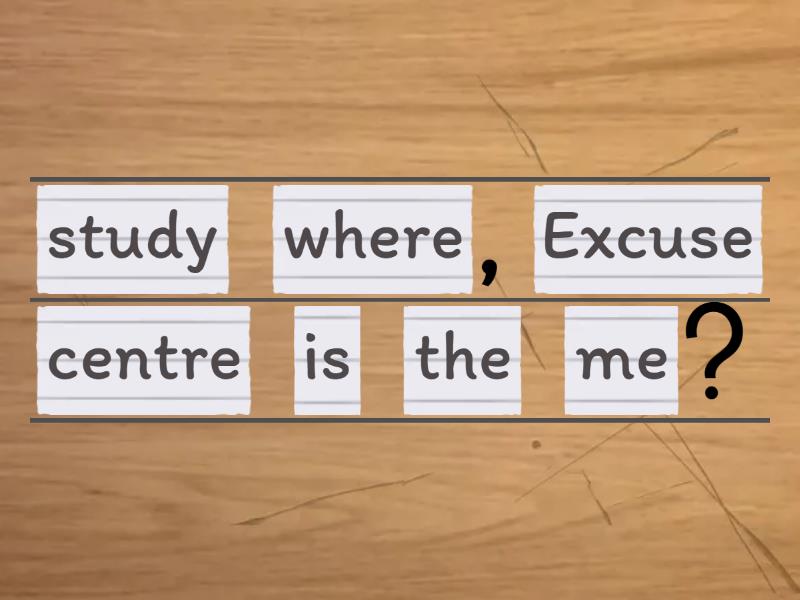 Finding out information (SO pre-inter) - Unjumble