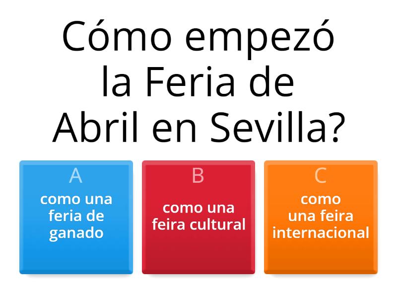feria de abril - Quiz