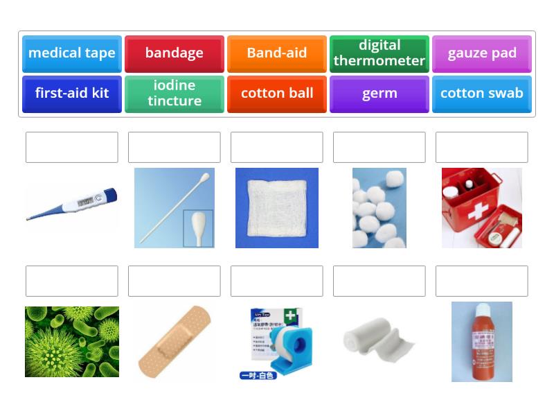 first aid - Match up