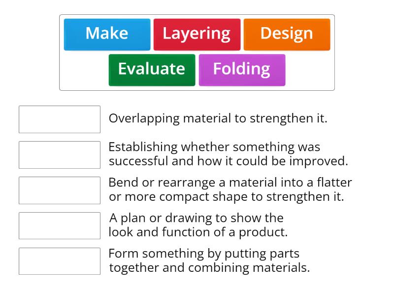 DT - Structures - Match up