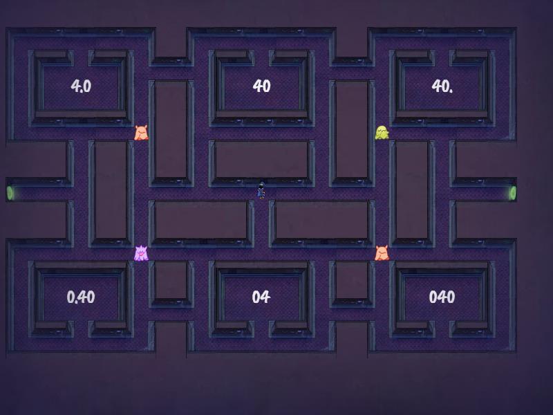 Multiplication - Maze chase