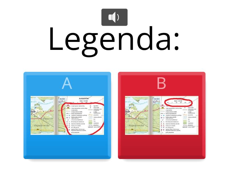 Mapa, legenda, skala - Quiz