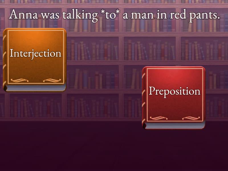 Preposition Conjunction Interjection Flying Fruit