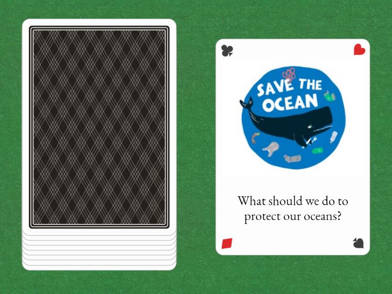 Why Take Care of the Environment - Speaking cards