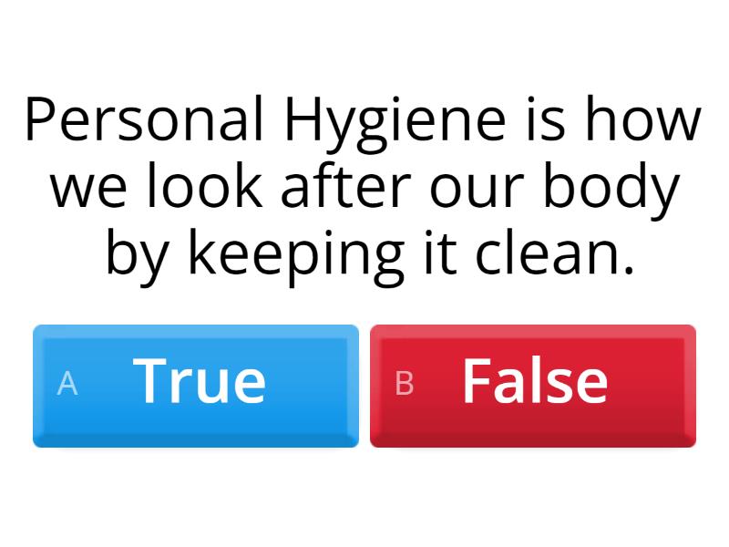 Personal Hygiene S1 - Quiz