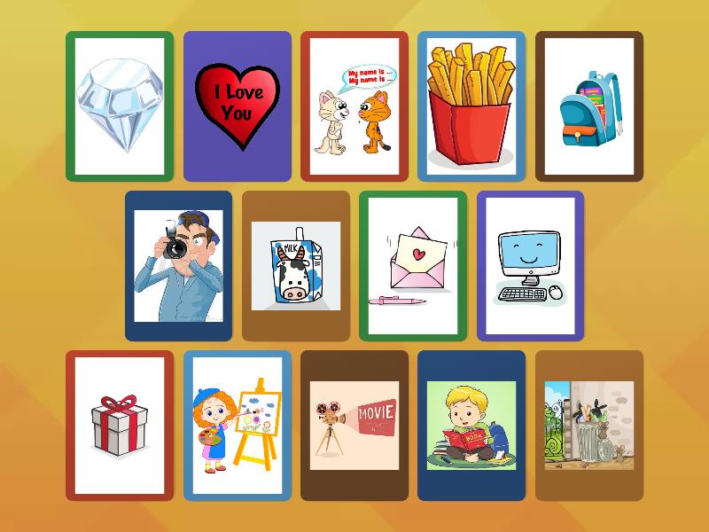 Future/Present perfect passive - Flip tiles