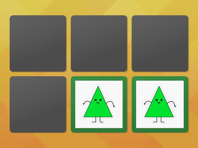 Shape Match Circle square triangle - Matching pairs