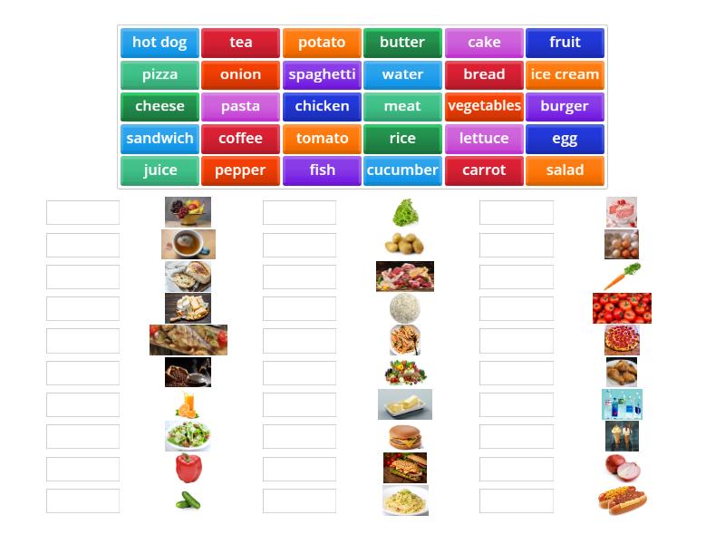 Food - Match up
