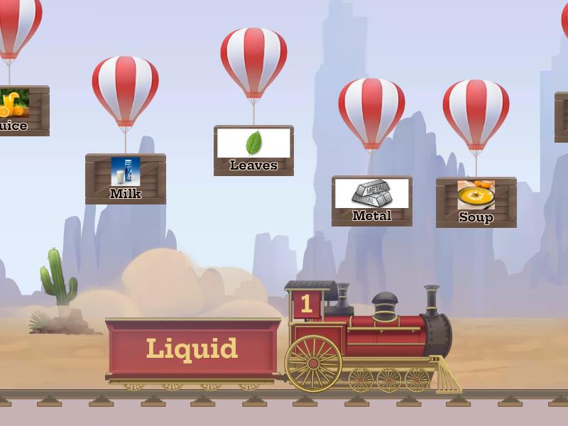 States of matter examples - Balloon pop