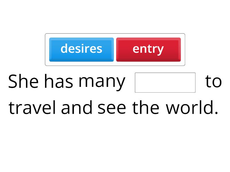 Critical Vocabulary - Complete the sentence
