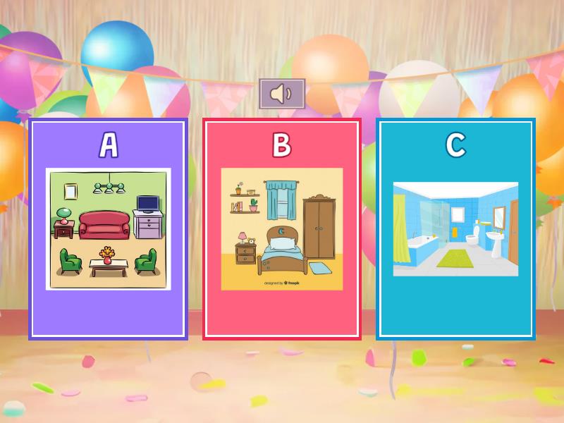 ROOM IN THE HOUSE - Quiz