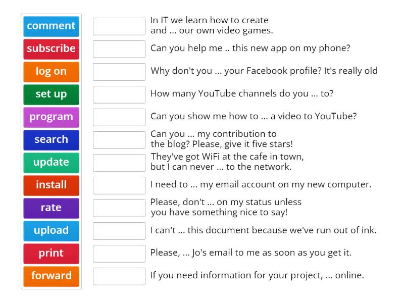Computing - Match up