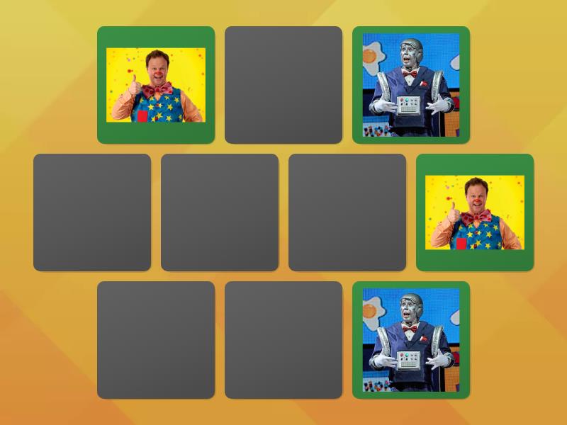 mr tumble - Matching pairs
