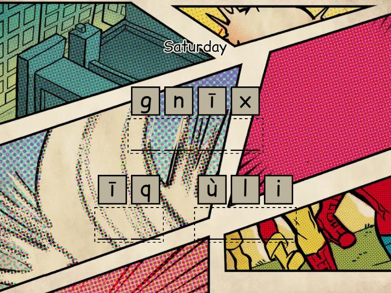 星期 xing qi puzzle - Anagram