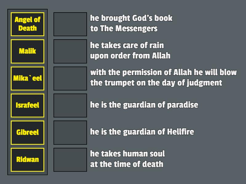 Allah`s Angles - Match up
