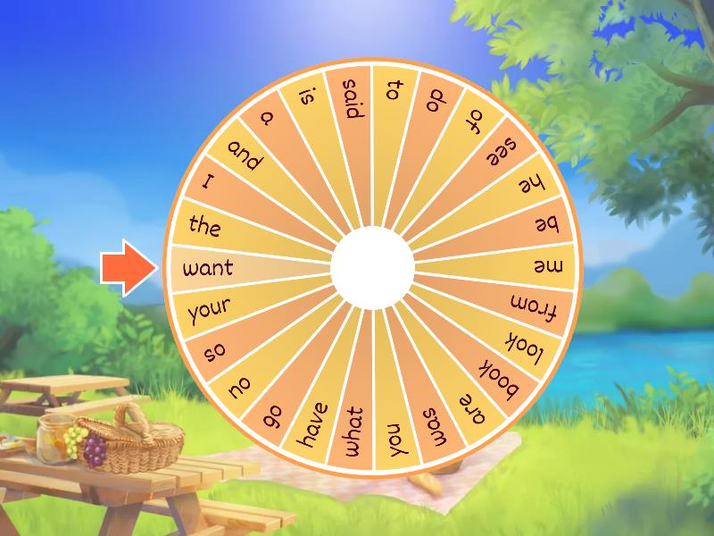 UFLI Words - Spin the wheel