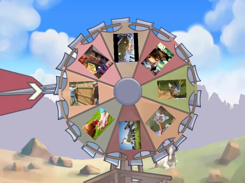 farm animals - Spin the wheel