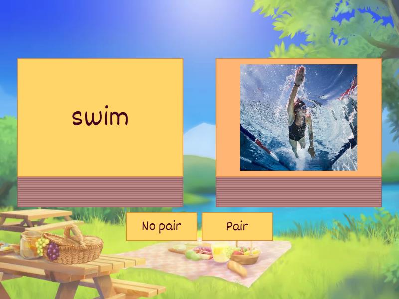 Abilities vocabulary Pair/No pair - Pair or No Pair