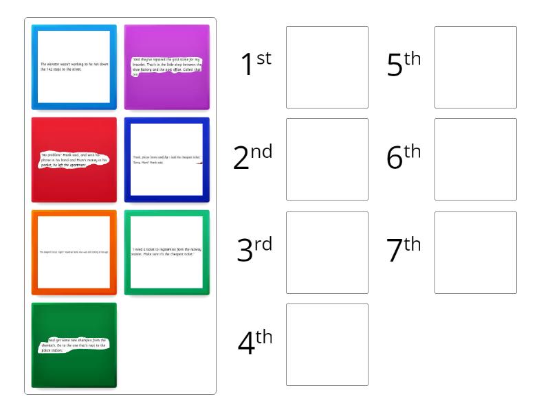 Storyfun 6 (2) - Rank order