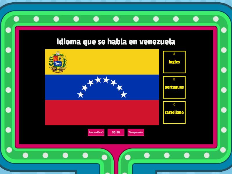 venezuela - Gameshow quiz