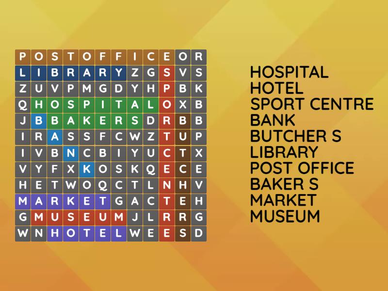 Neighbourhood - Wordsearch
