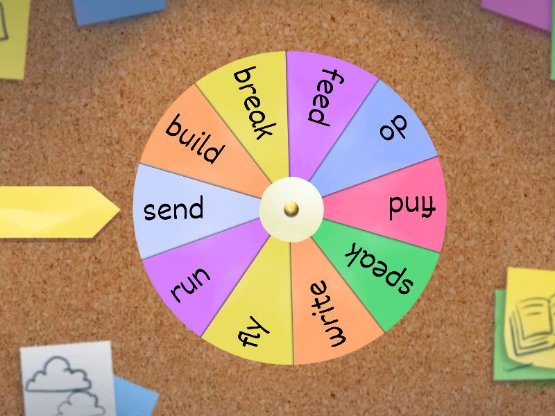 Irregular verbs - Spin the wheel