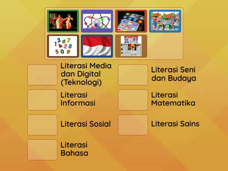 Jenis-Jenis Literasi - Match up