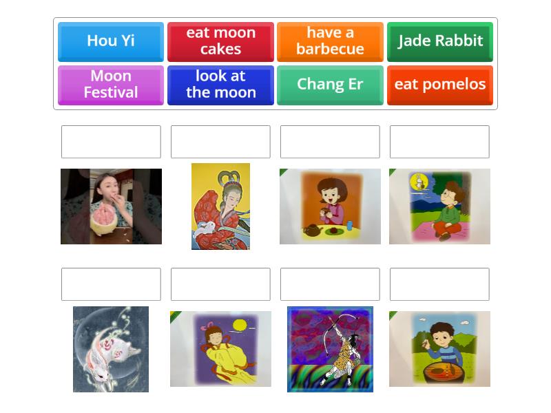 Moon Festival( theme words) - Match up