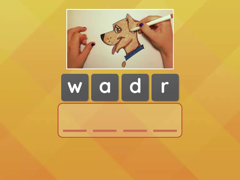 AS2 U2 Sounds and letters: cr, dr, gr - Anagram