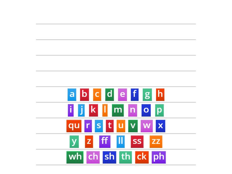 Digraphs Letter Magnet Tiles - Palabras magnéticas