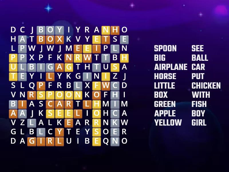 Edmark 1 - Wordsearch