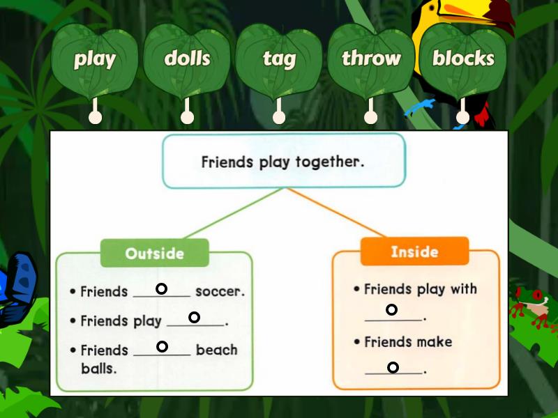 Unit 5 - Let's Play Together - Labelled diagram