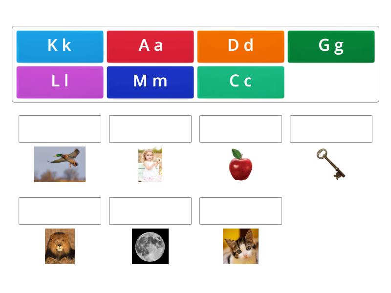 alphabet part 2 - Match up