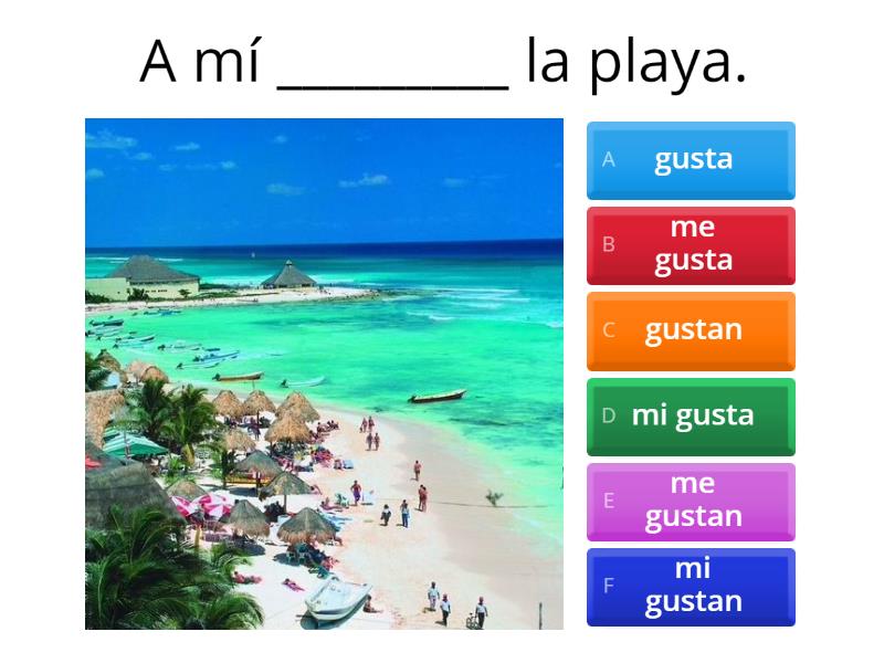 Verbo GUSTAR - Quiz