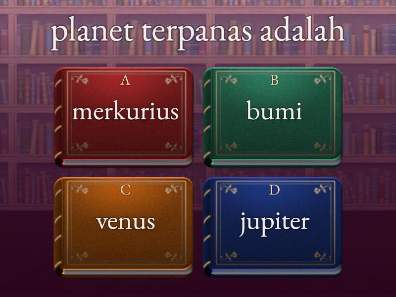 IPA kelas 6 planet - Quiz