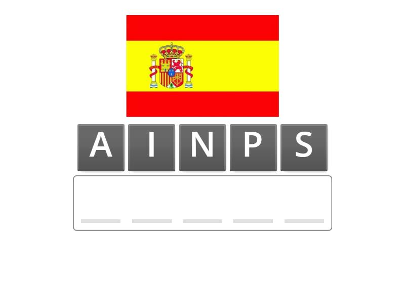 Countries and flags - Anagram
