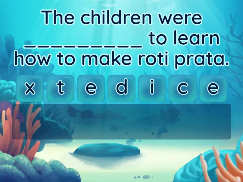 Spelling Practice: Roti Prata - Anagrama