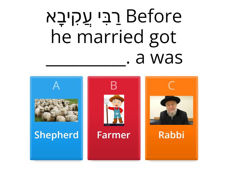 Lag Baomer Activity - Quiz