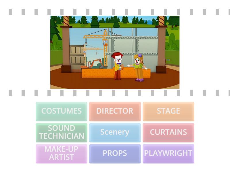 Vocabulary: Theatre - Find the match