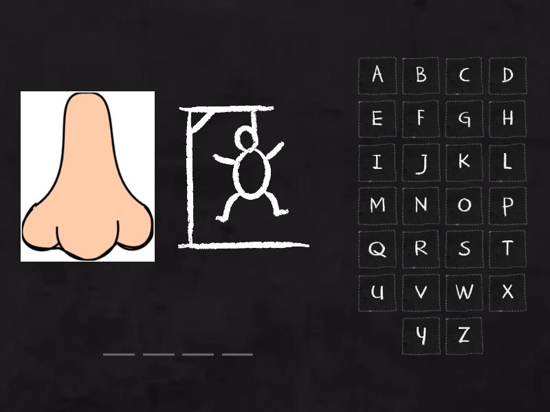 Body parts - Hangman