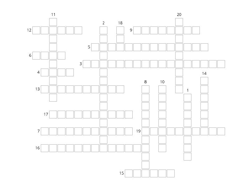 GRAPHIC SOFTWARE - Crossword