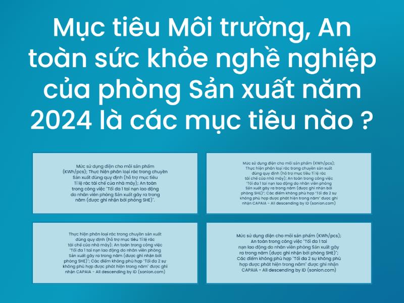 ĐỀ SỐ 7 | THE 2024 | PRODUCTION | TRẠM 4 - Quiz