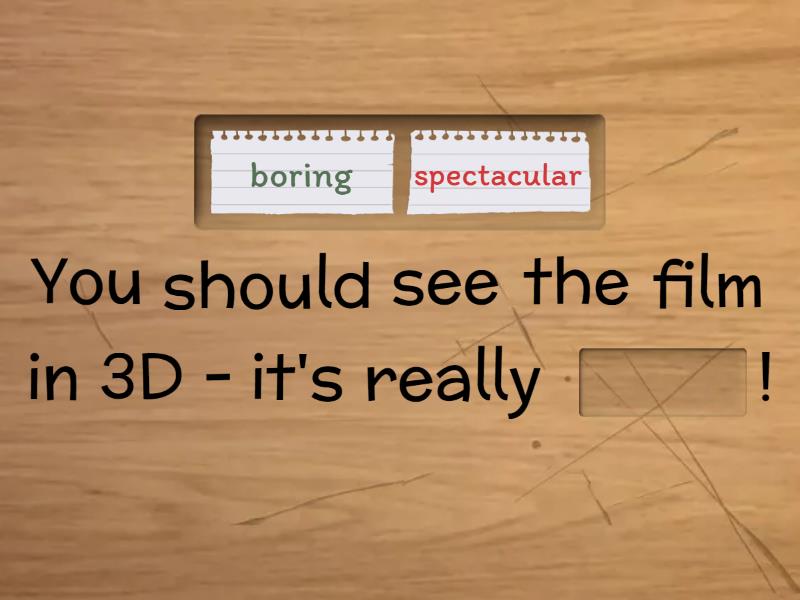 Pre-intermediate Solution Unit 6a - Missing word