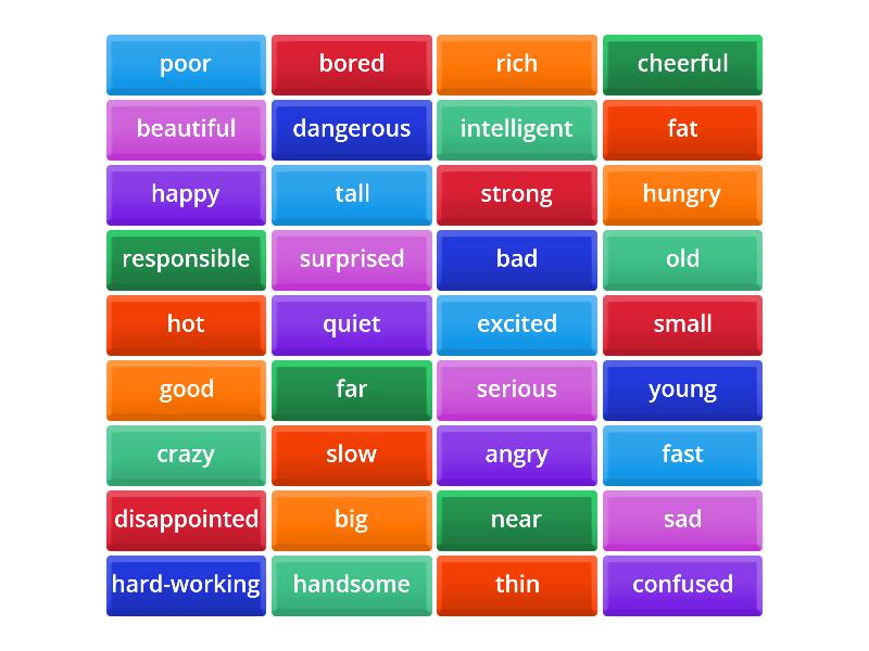 0.4 - Comparative/Superlative Review - Flip tiles
