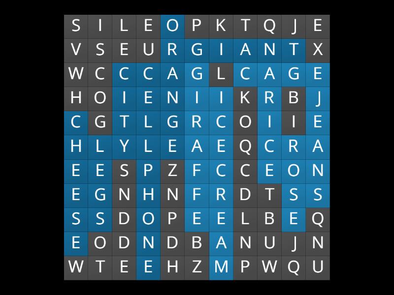 Oxford Phonics 4 unit 8 all the words - Wordsearch