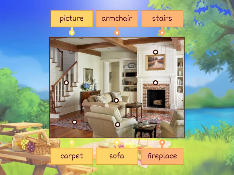 Furniture 2 - Labelled diagram